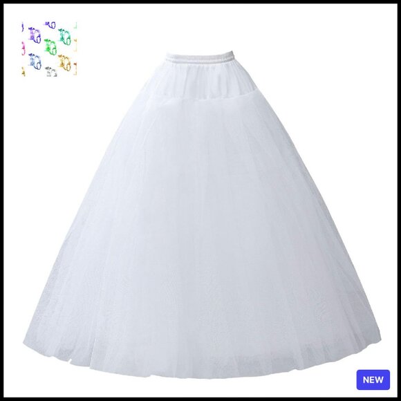 Intimates & Sleepwear | Hoopless Petticoat Crinoline Underskirt Slip ...